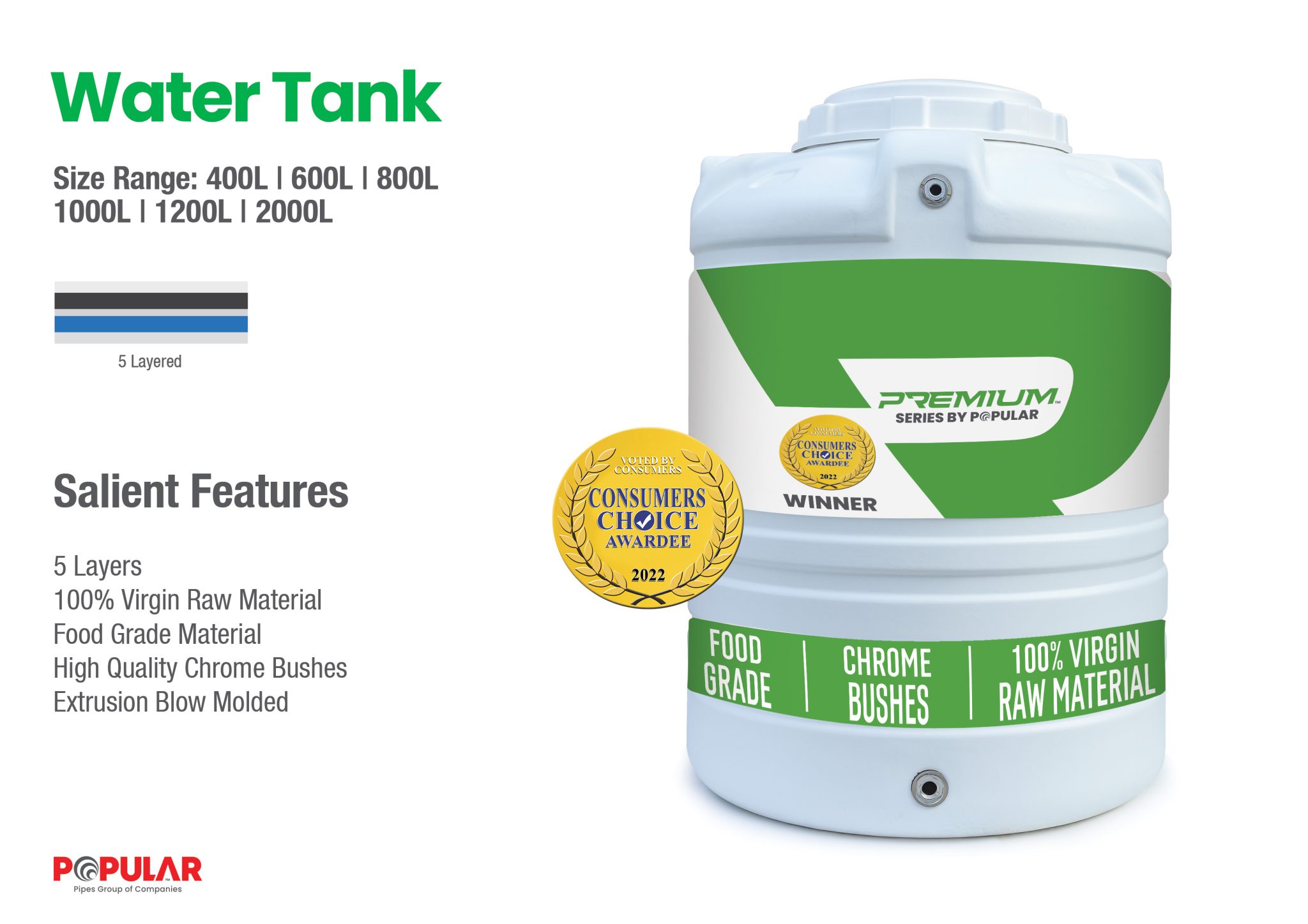 Popular Water Tank Brochure - Popular Pipes Group of Companies